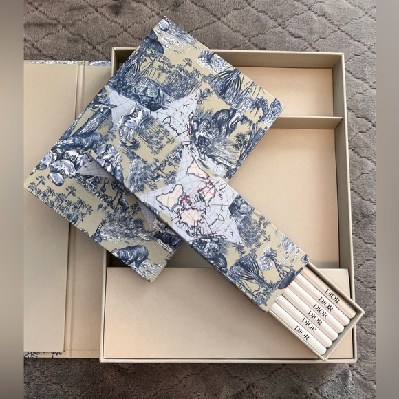 Dior | Other | Auth Dior Around The World Couture Stationary Set | Poshmark
